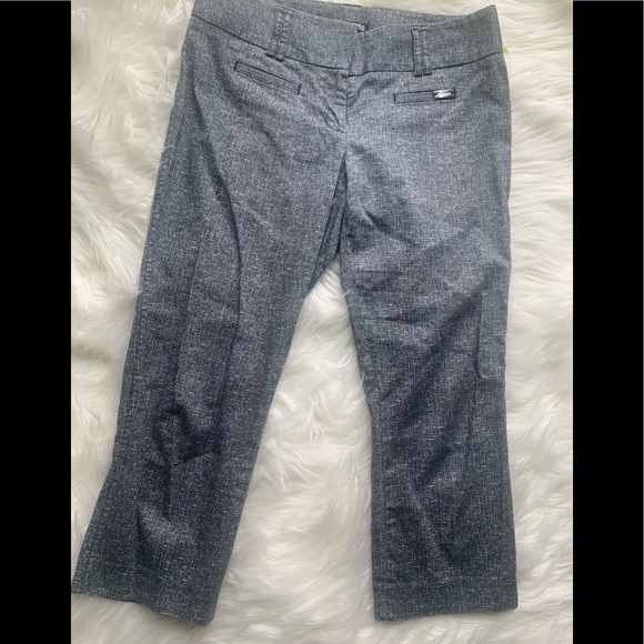 Express | Pants & Jumpsuits | Express Editor Style Gray White Low Rise ...